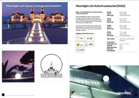 Moonlight Technology AG – Hersteller der original Moonlight Kugelleuchten